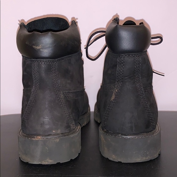 Timberland | Shoes | Timberland Black Suede Leather Boots | Poshmark